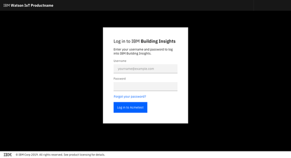 Login pattern – Carbon Design System